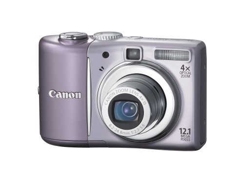Canon PowerShot A1100IS 12.1 MP Digital Camera with 4x Optical Image Stabilized Zoom and 2.5-inch LCD (Pink) (OLD MODEL)
