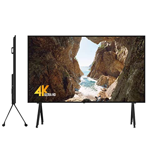 GTUOXIES 110 Inch UHD LED Smart TV, 4K Screen Television with Mount & Stand TS110TV High Resolution LCD Screen 16:9 Indoor Cinema with Anti-Glass WiFi, HDMI, USB Ports