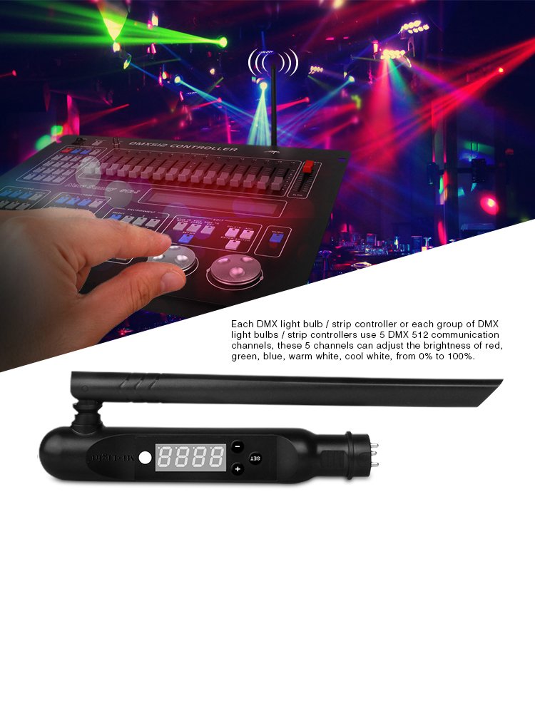LGIDTECH Mi.Light DMX512 LED Transmitter,Only Work With DMX512 Console,Not Work With Computer Software and Oscilloscope