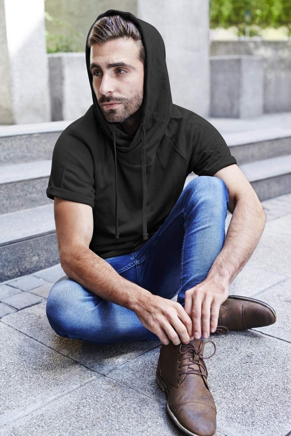 COOFANDY Sports T-Shirts for Men Quick Dry Wicking Workout Athletic Running Training Tee Active Tops Sportswear