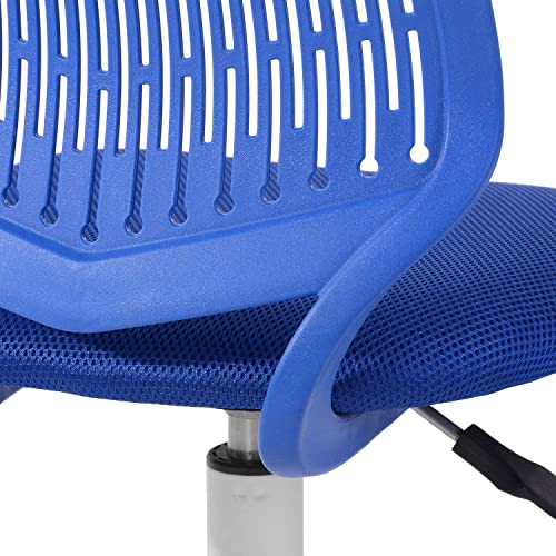 Homy Casa Inc Favors Chair, Dark Blue