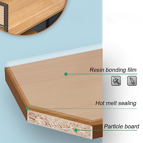 REHOOF 47.2x23.6 inch Executive Desk, Large Office Computer Desk with Thicken Frame, Modern Simple Workstation Business Furniture for Home Office, (Color : C+File Cabinet)