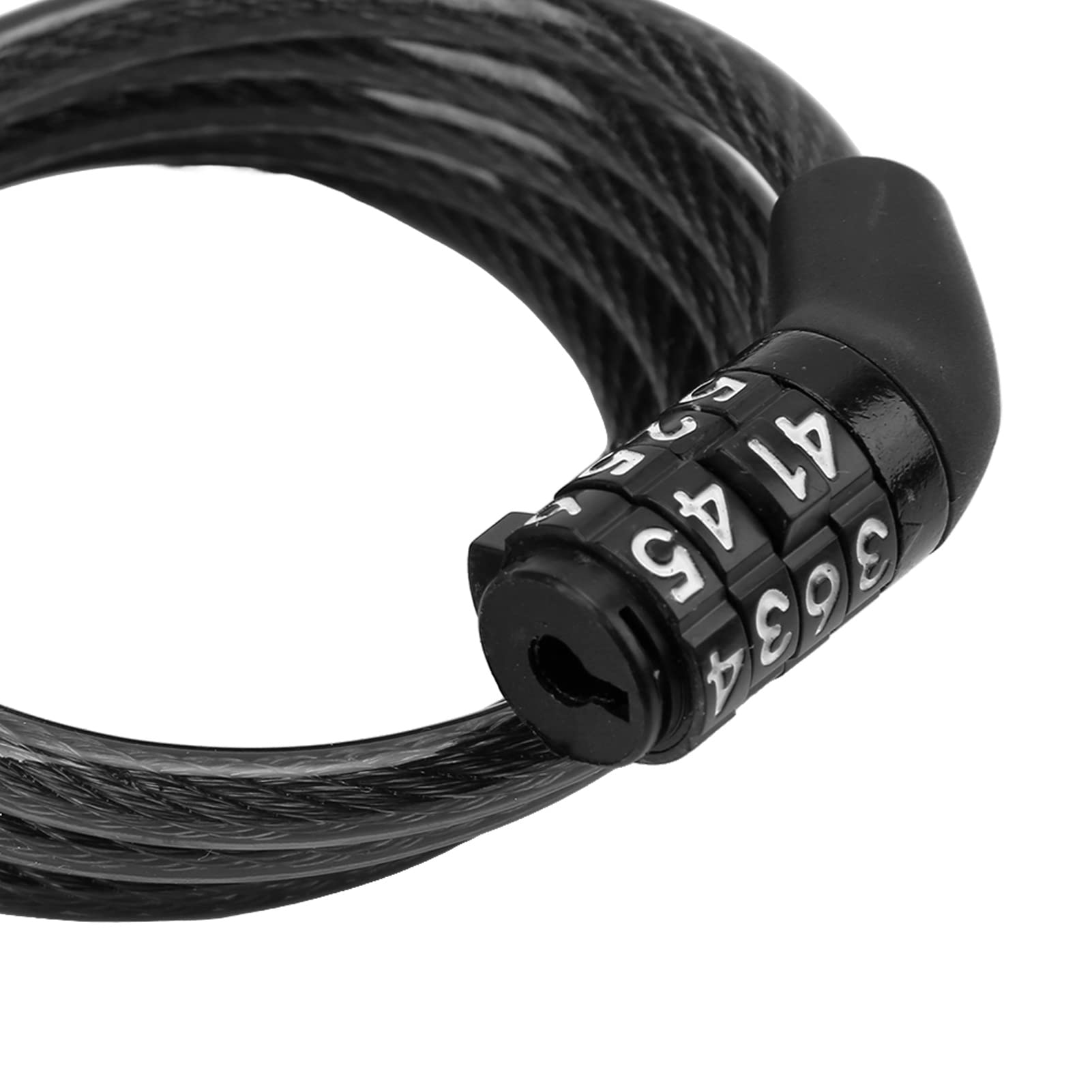Combination lock for bicycles, accessories steel cable with high level of security for bicycles