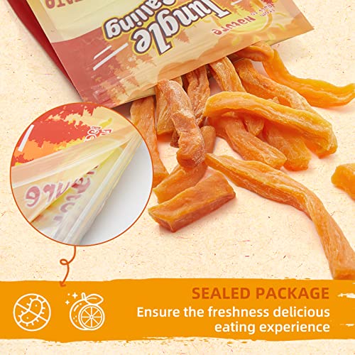 Jungle Calling Natural Sweet Potato Dog Treats, Low Fat, Skinless Sweet Potato Chews for Dogs Training Snacks