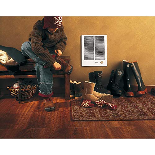 Broan-NuTone 198 High Capacity Wall Heater, White Painted Grille, 4000/2000 Watt 240 VAC, 2000/4000 (Renewed)