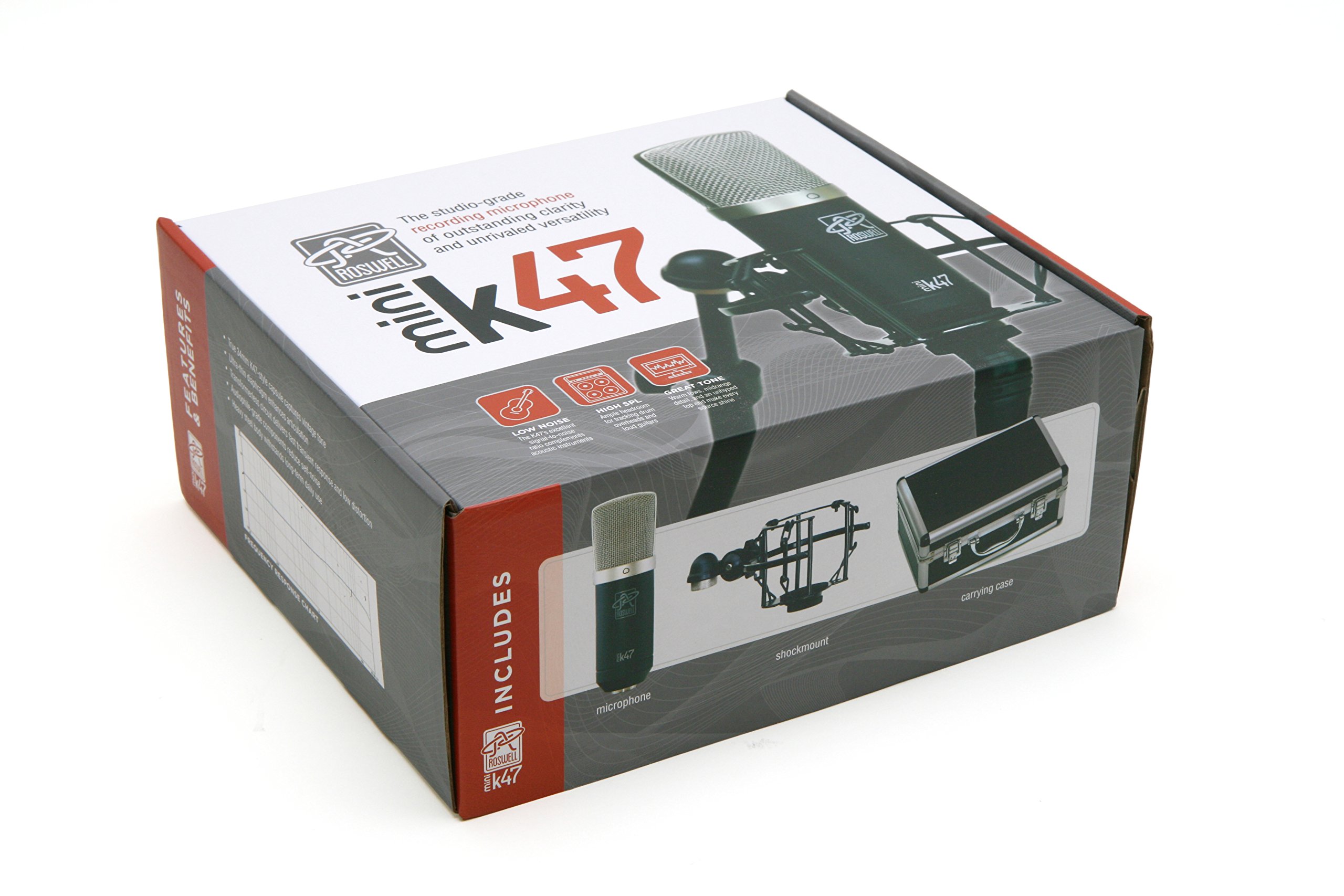 Roswell Pro Audio Mini K47 Large Diaphragm Condenser Microphone with Genuine K47 Capsule