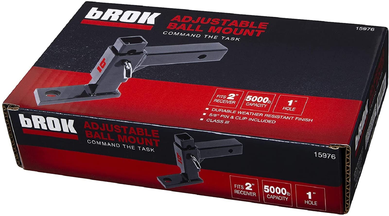 bROK Products 15976 Adjustable Ball Mount