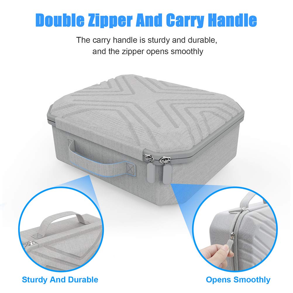 Newooh Carrying Travel Case Compatible for 2 VR Gaming Headset Shockproof Protective Carrying Case