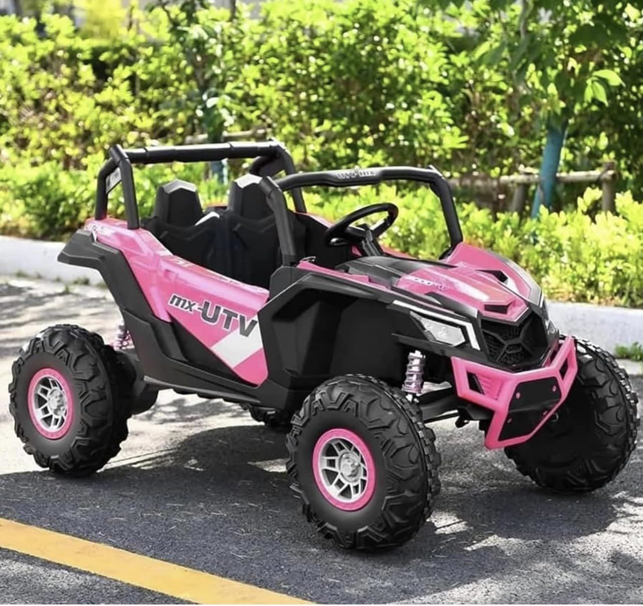Next Generation 4X4 Upgraded Kids Ride ON CAR Power Wheel Quad Buggy UTV MX Side by Side RZR ATV 24V XL Rubber Tiers
