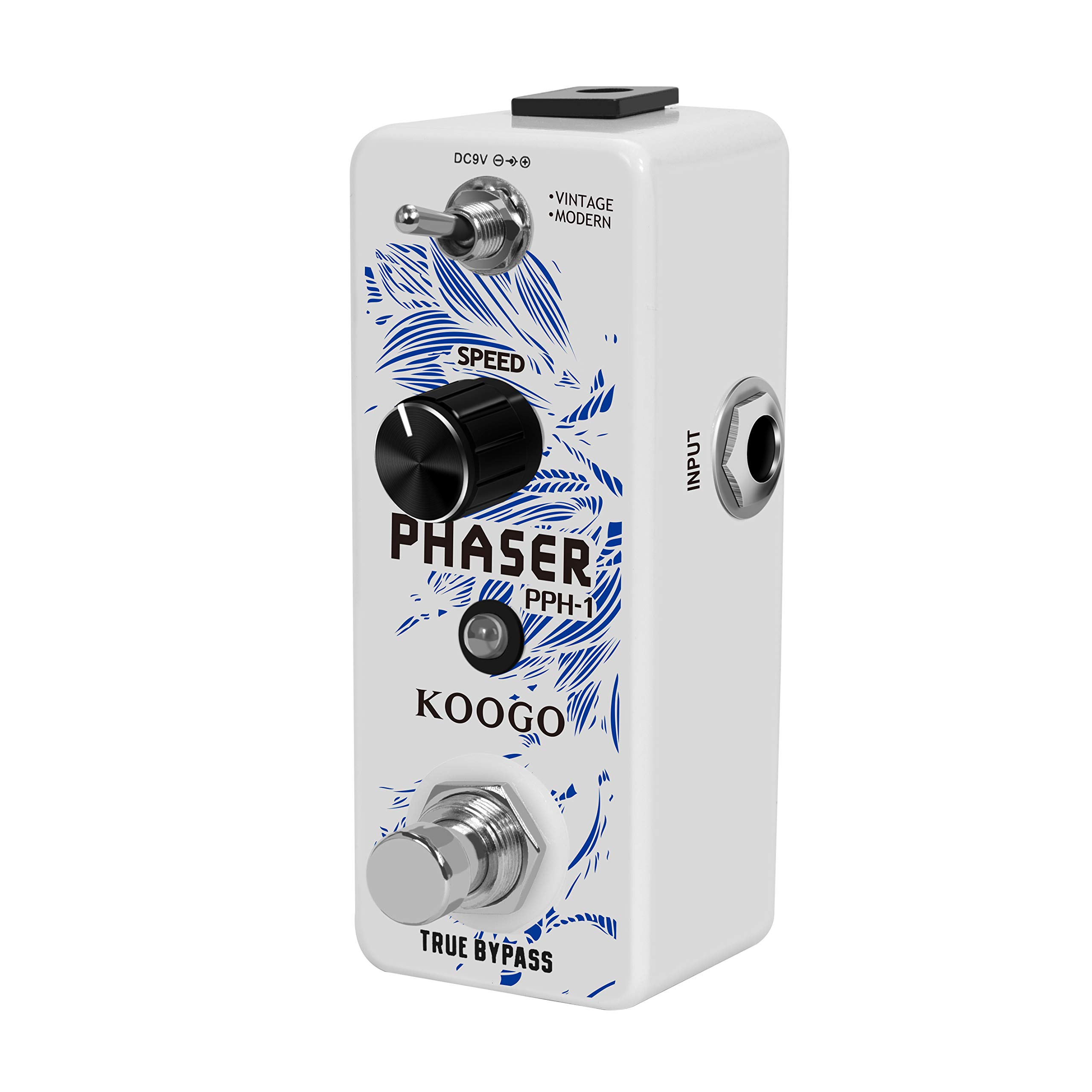 Koogo Guitar Analog Phaser Pedal Vintage/Modern Modes Mini Size