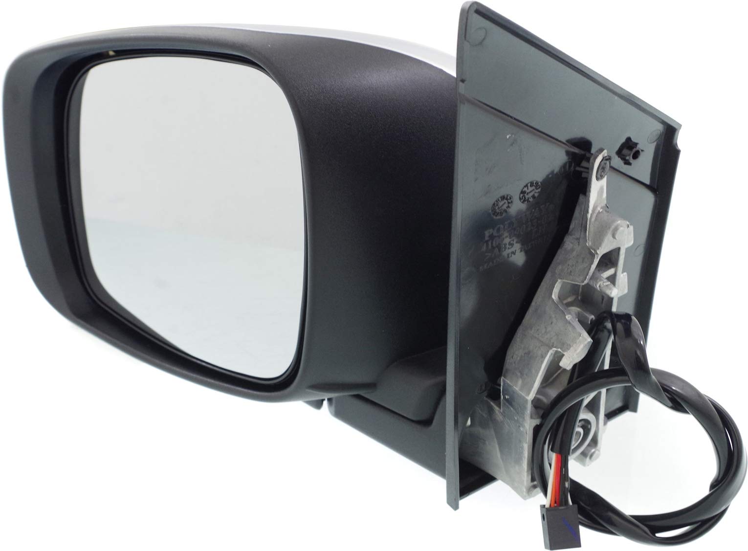 Kool Vue Driver Side Power Heated Mirror for Chrysler Town & Country Dodge Grand Caravan 2008-2010 With Signal Light; Without Memory Chrome