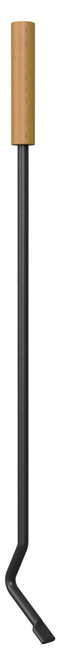 TheRackCo. - Fireplace Tools Set with Metal Base and Wood Handle, Broom, Shovel and Poker