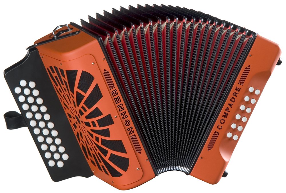 Hohner Compadre GCF Accordion, Orange