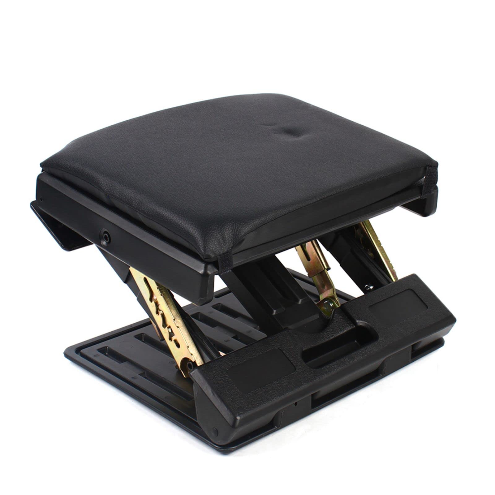 Car Footrest, Foot Rest Stool Ergonomic Adjustable Height Under Desk/Car Comfortable Footrest Business Trip Ottoman Stool Black