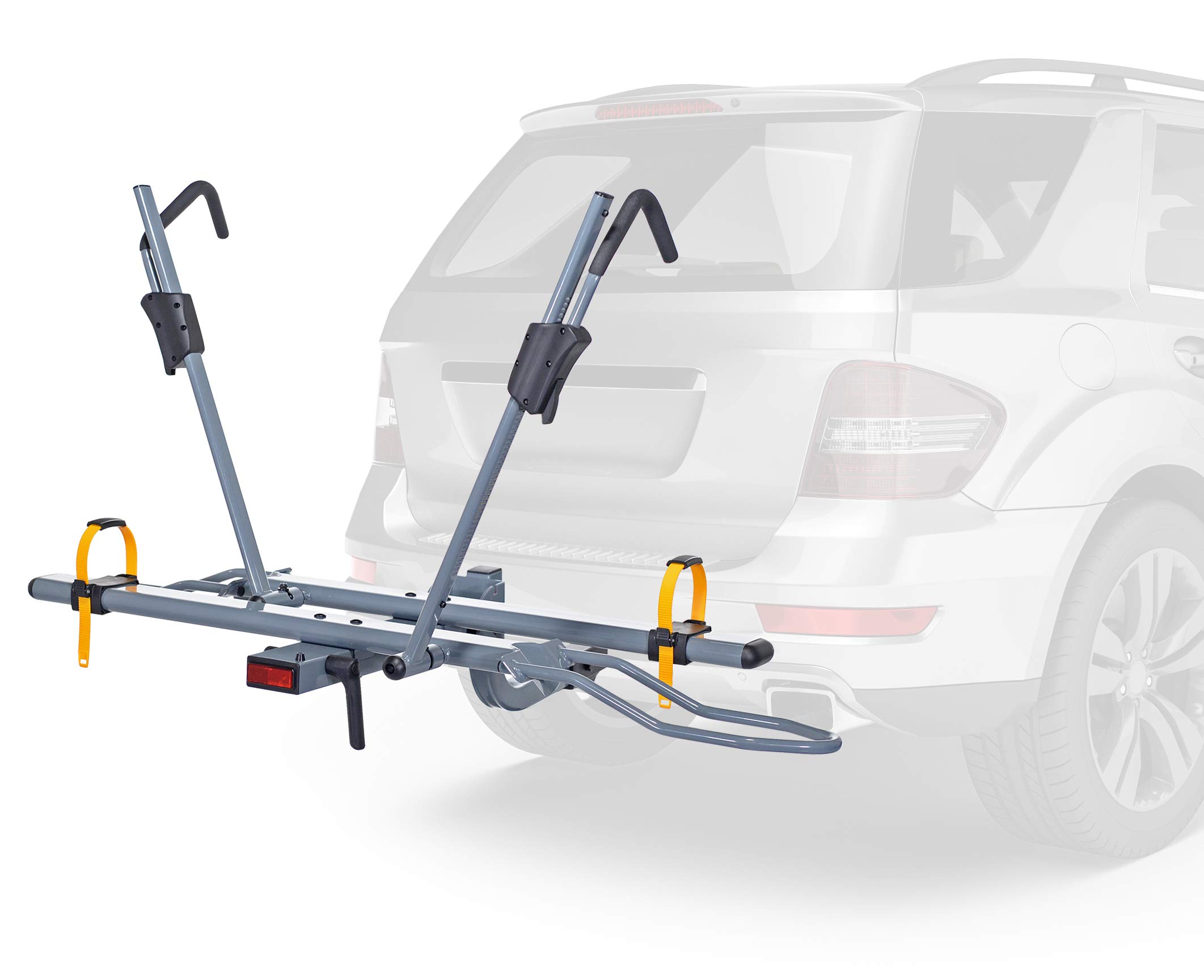 Capstone Car Racks and Bicycle Accessories Elite 2.0 Hitch Rack for 2 Bikes, Gray