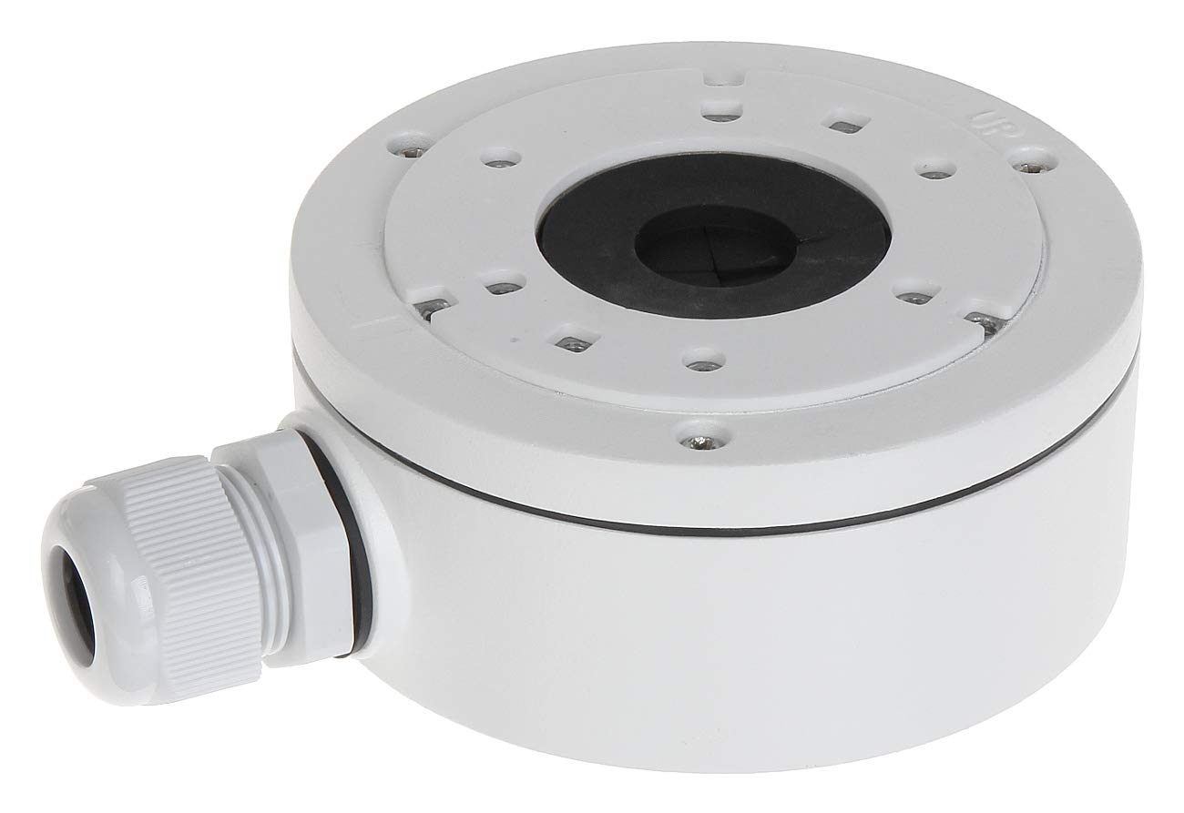 DS-1280ZJ-XS CBXS Conduit Base Aluminum Security Camera Accessory Junction Box for HIK Vision DS-2CD2042WD-I, 2CD20xx Series Bullet and Select Turret Network Camera, White, (1 Pack)
