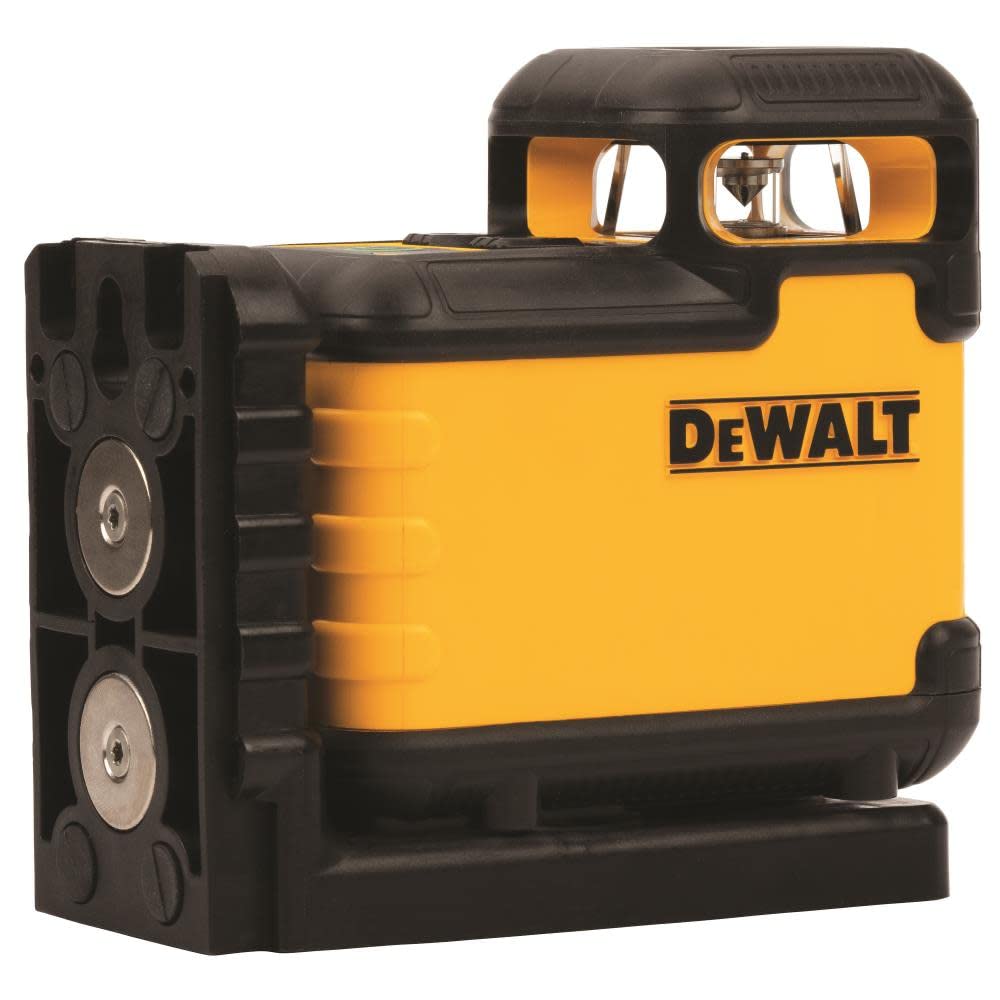 DEWALT Laser Level, Cross Line Laser, 1x360, Green (DW03601CG),Yellow
