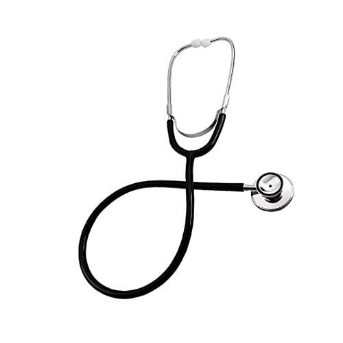 Ckuakiwu Double Head Stethoscope, Clinical Grade Stethoscopes Classic Dual Head Stethoscope with Instruction Manual (74cm/29in), Dual Head Stethoscope