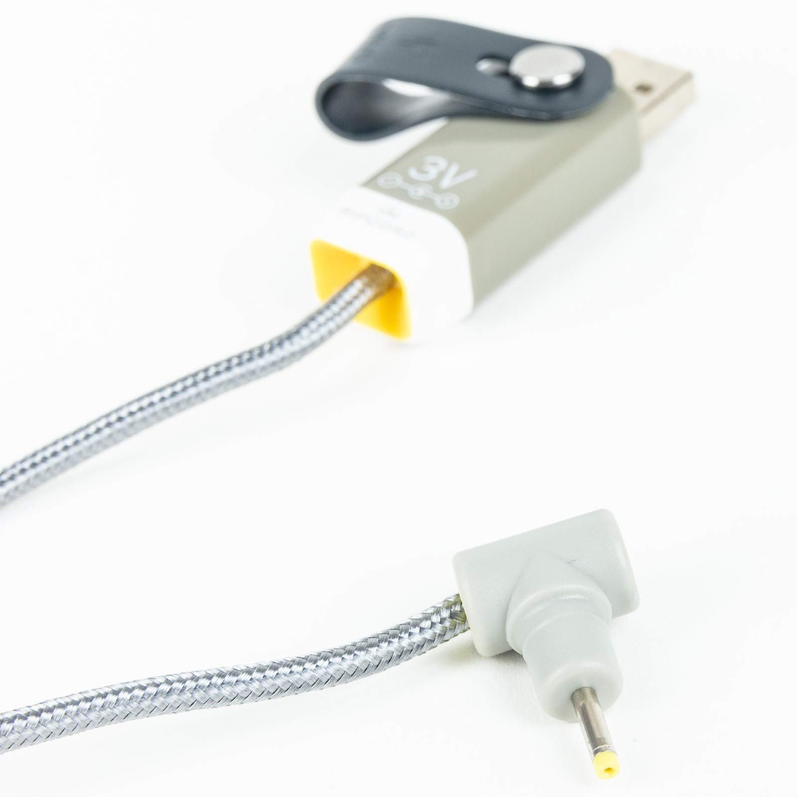 myVolts Ripcord USB to 3V DC Power Cable Compatible with Nintendo Gameboy Pocket, Gameboy Color Handheld Console
