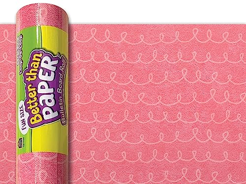 Fun Size Coral Pink Loop-De-Loop Better Than Paper® Bulletin Board Roll