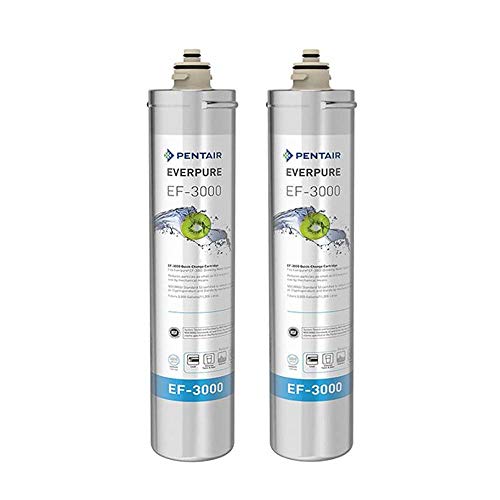 Everpure EF-3000 EV985750 Under Sink Water Filter Replacement Cartridge (2 Pack)