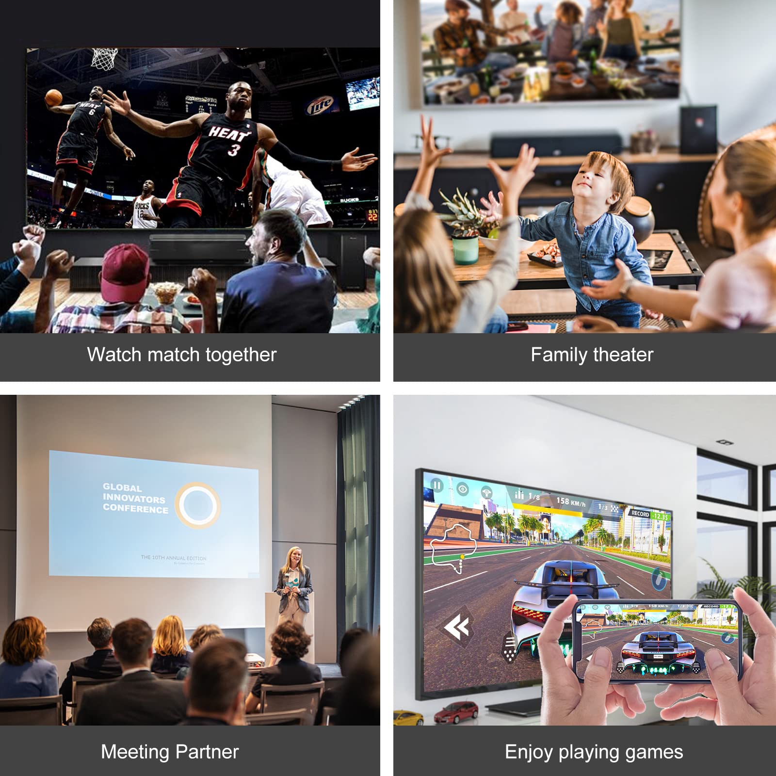 HDMI Adapter for iPhone to TV,iPad to HDMI,1080P HD Digital AV Adapter(No Need Power) Video & Audio Sync Screen Connector Compatibility with iPhone 14/13/12/11/X/8/iPad/to HDTV,Projector, Monitor.