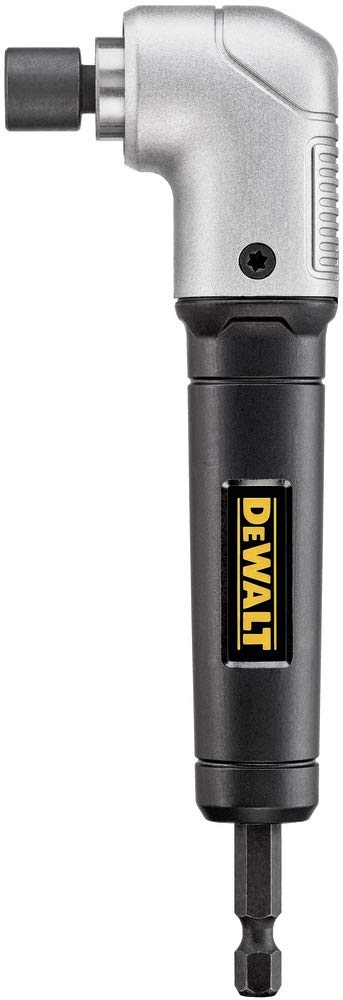 DEWALT Right Angle Attachment, Impact Ready (DWARA120) and DEWALT Pivot Bit Holder Set, 14-Piece (DWPVTC14)
