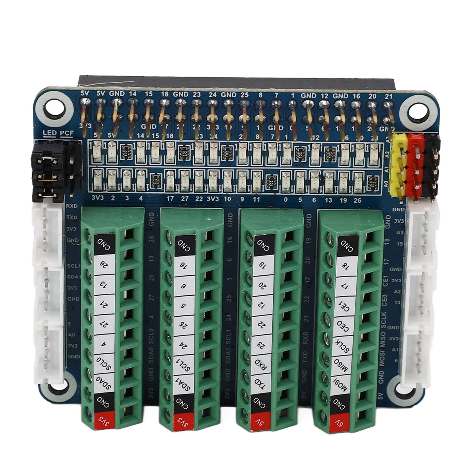 Development Board, Compact Size Sensor Expansion Board. Excellent PCB LED GPIO IO Port for 4B 3B CM4