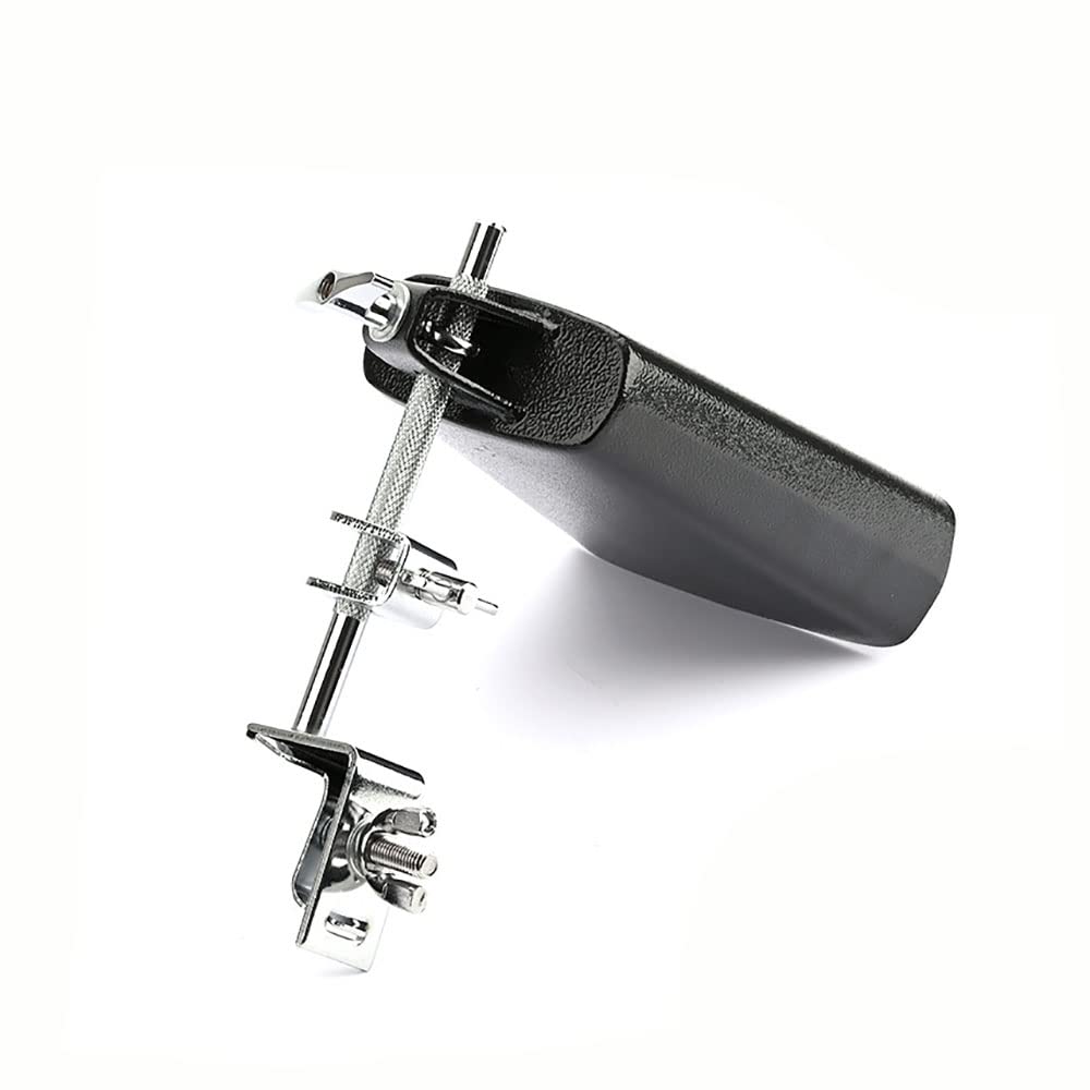 Cowbell Clamp, Bass Drum Hoop Mount Cowbell Holder Expansion Clip Adjustable Percussion Accessories