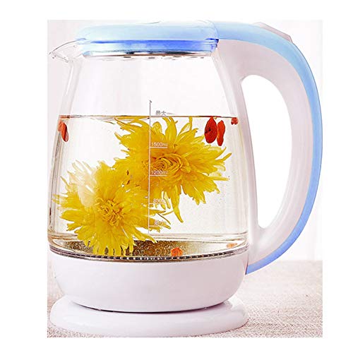Electric Kettle, Multi-Function Teapot,Kettle, Temperature Control Kettle, Health Kettle, Automatic Thickened Glass Teapot Stainless Steel Heating Base Kettle (Color : B, Size : A)