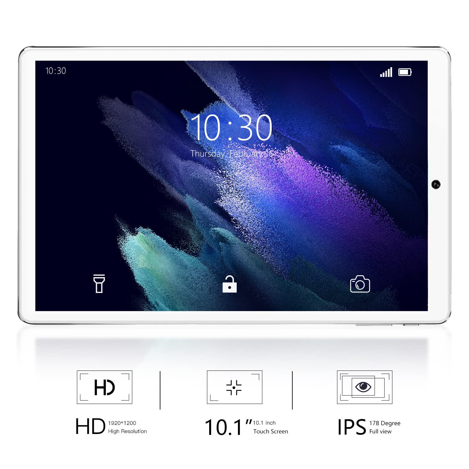DUODUOGO Tab P8 Tablet 10.1 inch Android 10.0 Tablets, 4GB RAM 64GB ROM Tablet PC,13MP Dual SIM 4G /WiFi, 8000mAh, GPS, Bluetooth, Google Certified Tablet