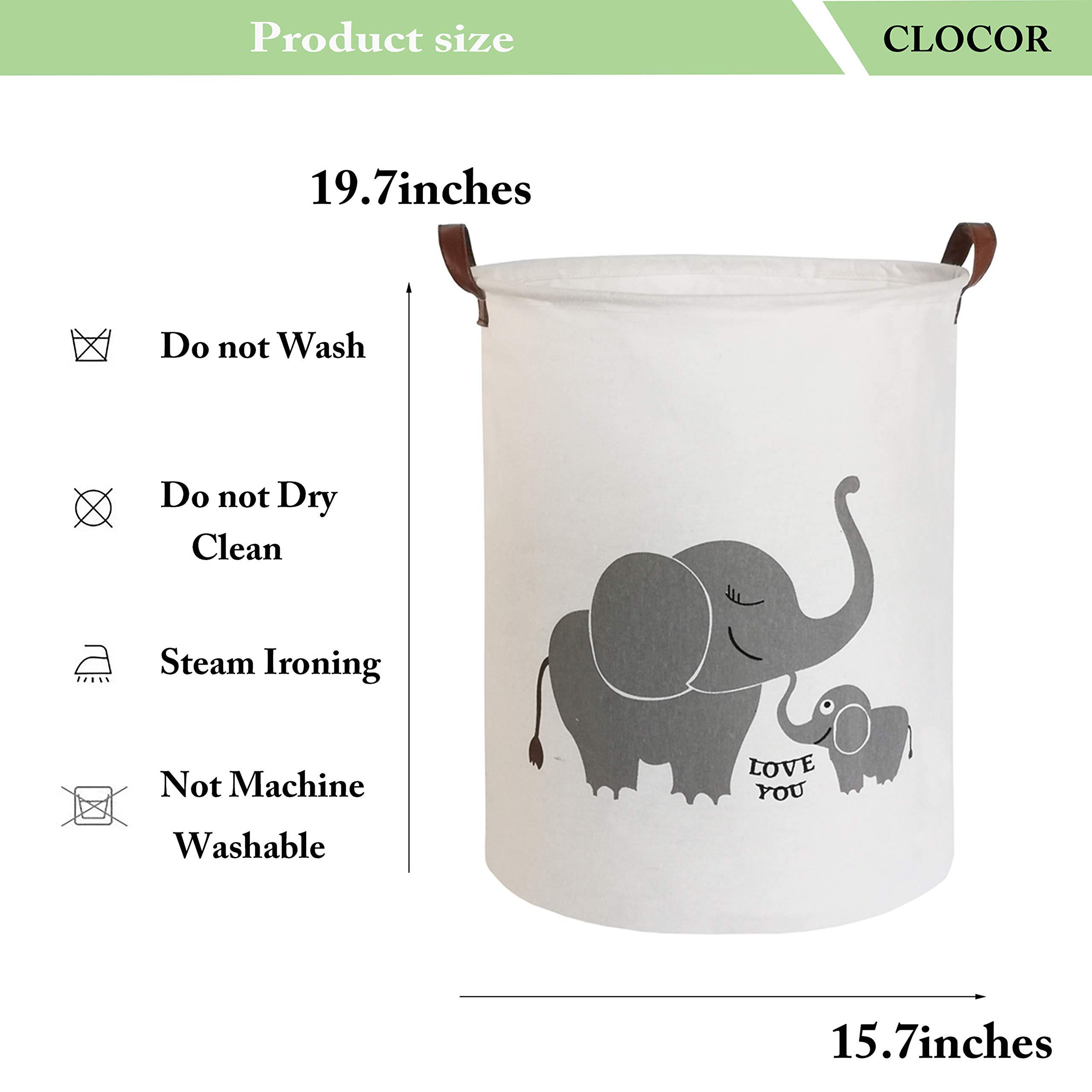 CLOCOR 2 Pack Storage Basket,Laundry Basket, Halloween Basket Bucket,Gift Basket,Toys Bin,Books Organizer,Home,Bedroom,Bathroom Decor