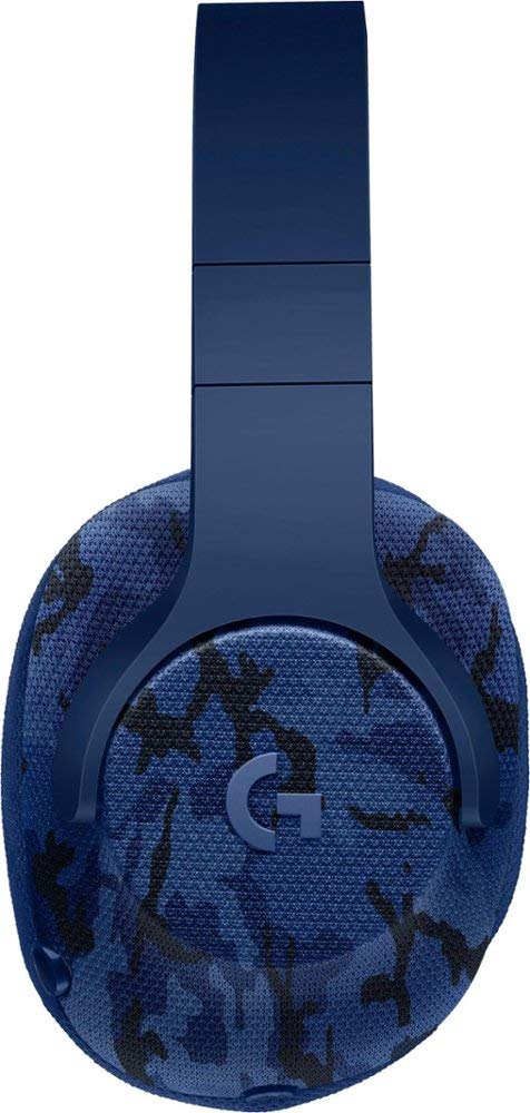 Logitech G433 7.1 Wired Gaming Headset with DTS Headphone: X 7.1 Surround for PC, PS4, Pro, Xbox One, S, Nintendo Switch β Camo Blue