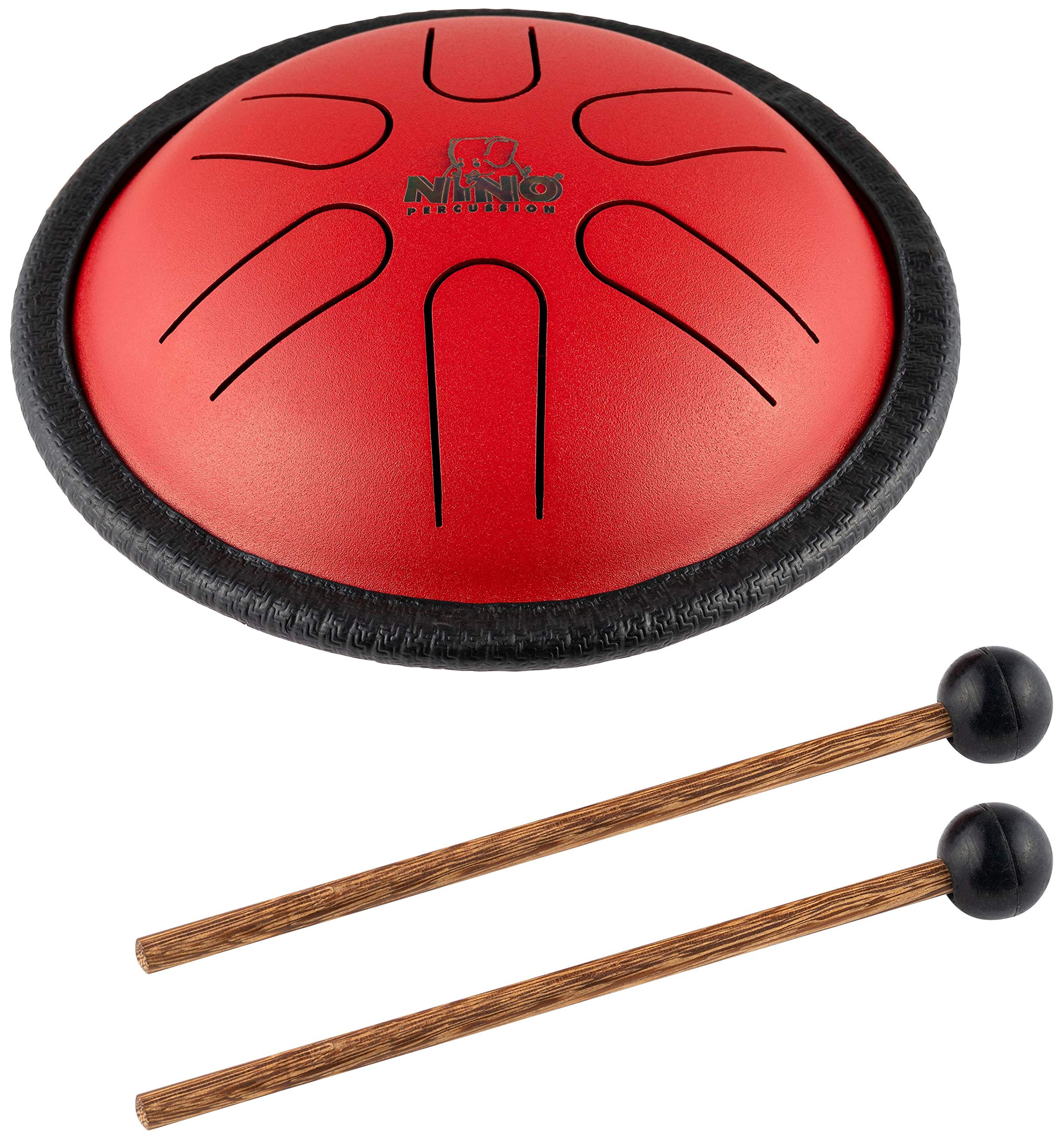 Nino Percussion Mini Melody Steel Tongue Drum with Mallets ā for All Ages ā Easily Create Songs, for Classroom Music, 2-Year Warranty (NINO980R)