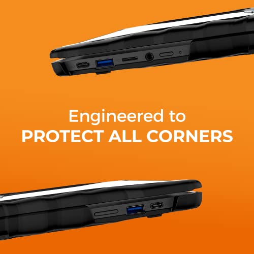 Gumdrop DropTech Case Fits Acer Chromebook Spin 511/R753T (2-in-1). Designed for K-12 Students, Teachers and Classrooms-Drop Tested, Rugged, Shockproof Bumpers for Reliable Device Protection – Black