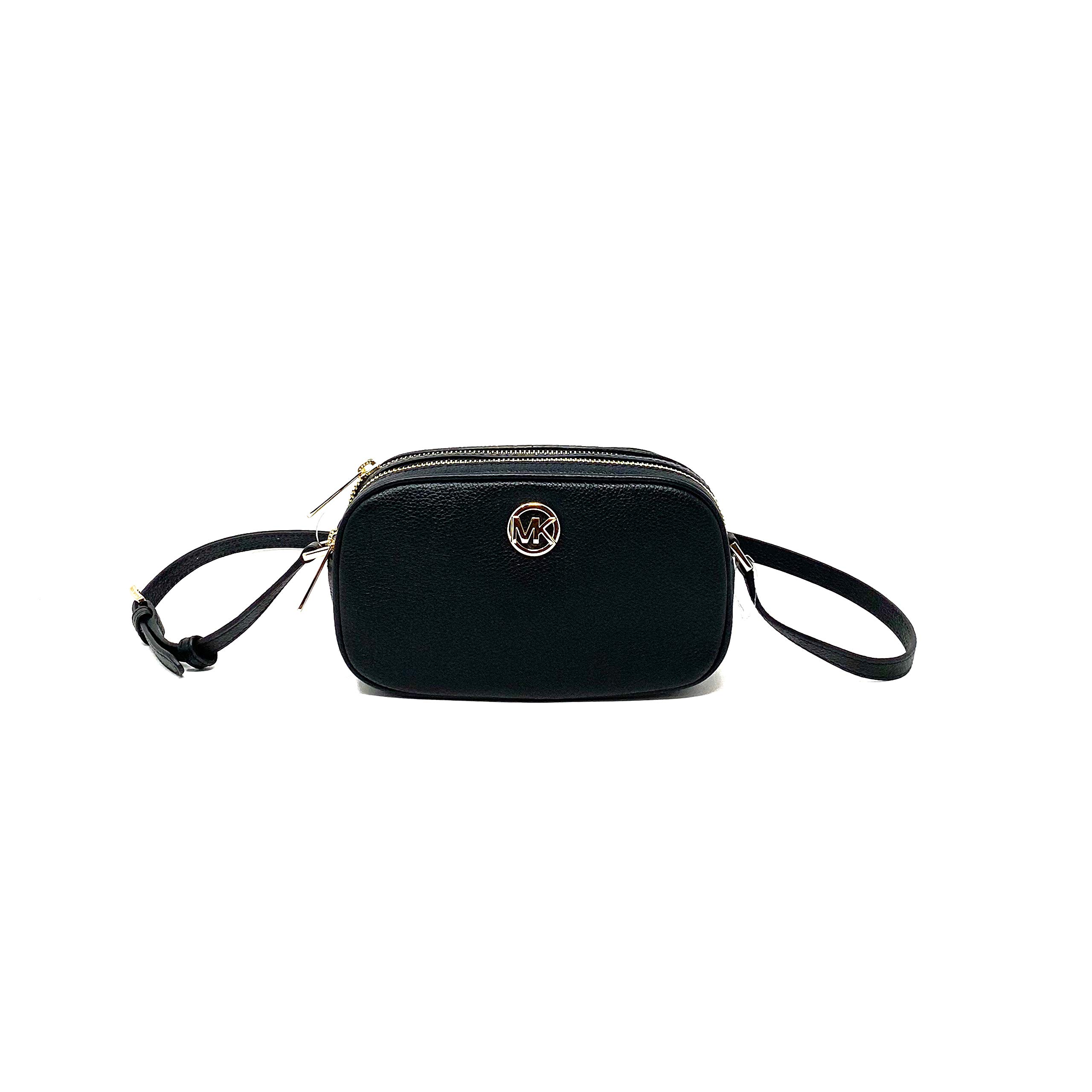 Michael Kors Fulton Double Zip Crossbody, Black