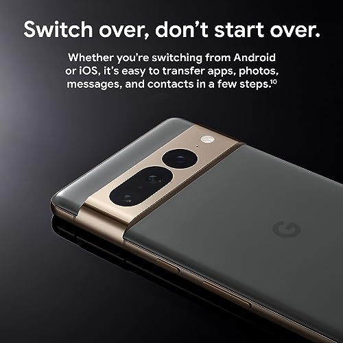 Google Pixel 7 Pro - 5G Android Phone - Unlocked Smartphone with Telephoto/Wide Angle Lens, and 24-Hour Battery - 256GB - Obsidian