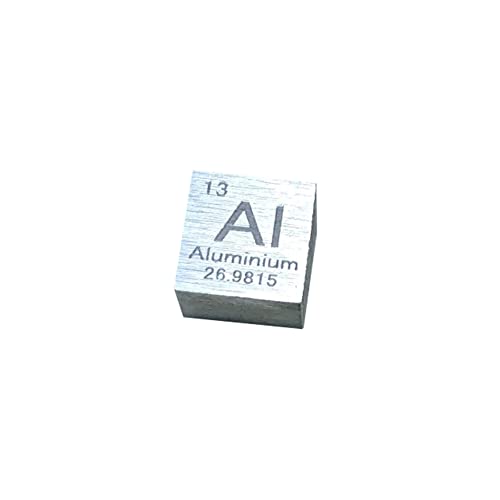 GOONSDS Element Cube - Metal Density Cubest for University Lab and Student Gift Ornament Collection,Aluminum al
