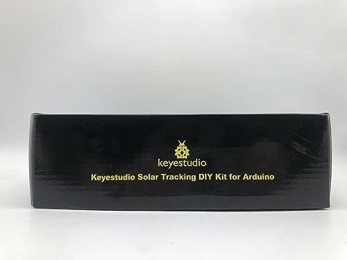 KEYESTUDIO DIY Solar Tracking Electronic Kit for Arduino,Smart Phone Charging Module,Temperature and Humidity Sensor,BH1750 Light Sensor etc.Educational Programming Kit for Teens Adults 15+