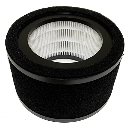 Nispira Replacement Filter L True HEPA + Activated Carbon Pre Filter Compatible with GermGuardian Air Purifier AC4200W FLT4200, 1 Pack