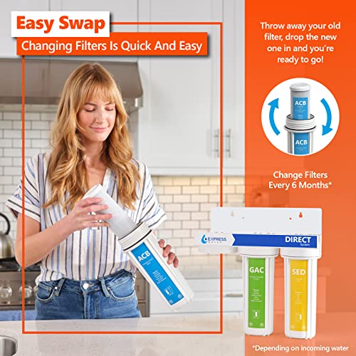Express Water β 5 Year Reverse Osmosis System Replacement Filter Set β 30 Filters, Carbon GAC, ACB, Sediment SED Filters β 10 inch Size Water Filters