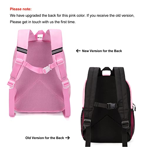 HawLander Preschool Backpack for Toddler Girls, Kids School Bag, Ages 3 to 7 years old, Small, Pink