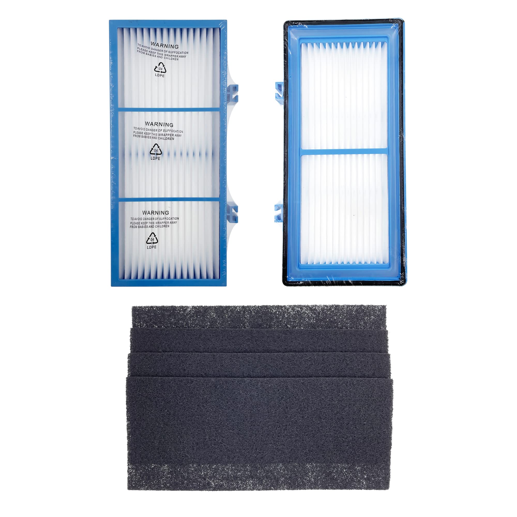 Xcivi Replacement HAPF30AT HEPA Air Filter and Activated Carbon Pre Filter for Holmes AER1 Air Purifier (2 Heap + 4 pre-filter)