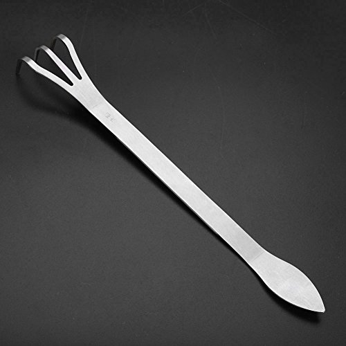 Eboxer Stainless Steel 3 Prong Root Rake Pick Set, Bonsai Tool Root Pick Rake Gardening Tools