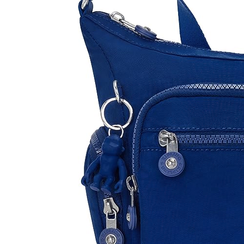 Kipling Women's Gabbie Small Crossbody, Lightweight Everyday Purse, Casual Shoulder Bag, Deep Sky Blue
