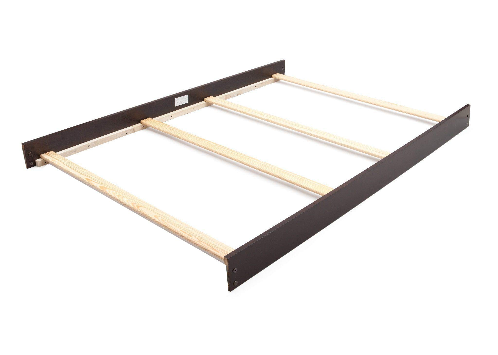 CC KITS Full-Size Conversion Kit Bed Rails for Young America Cribs | Multiple Finishes Available (Merlot)
