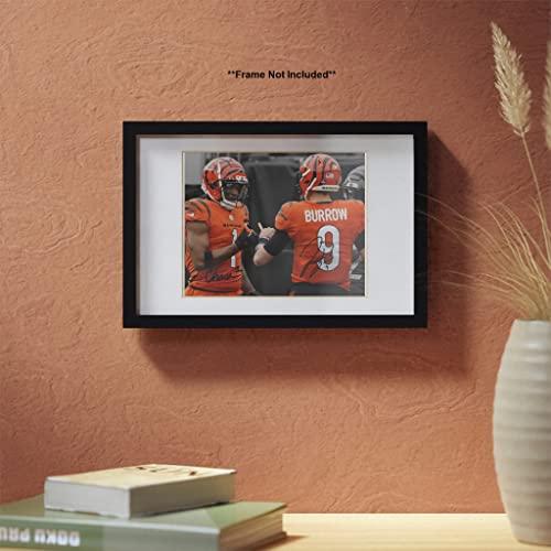 Ikonic Fotohaus Joe Burrow Ja'Marr Chase Signed Photo Autograph Print Wall Art Home Decor