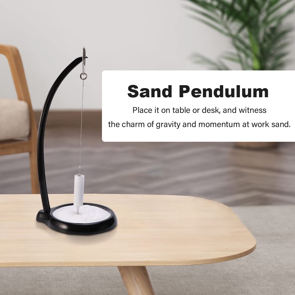 NSVJVY Gravity Creative Sand Pendulum Home Decoration for Kids Desk Toys(Contains Natural Sand Independent Packing)