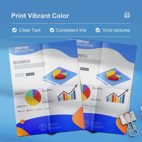 Kolor Expert Remanufactured Ink Cartridge Replacement for Epson 822XL 822 XL T822XL for Epson Workforce Pro WF-3820 WF-4820 WF-4830 WF-4833 WF-4834 Printer (4-Pack)