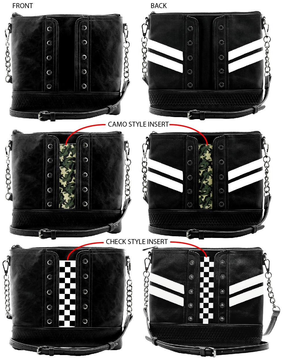 K&Bo Verse Crossbody Bags For Women - Convertible 6-In-1 Crossbody Purse
